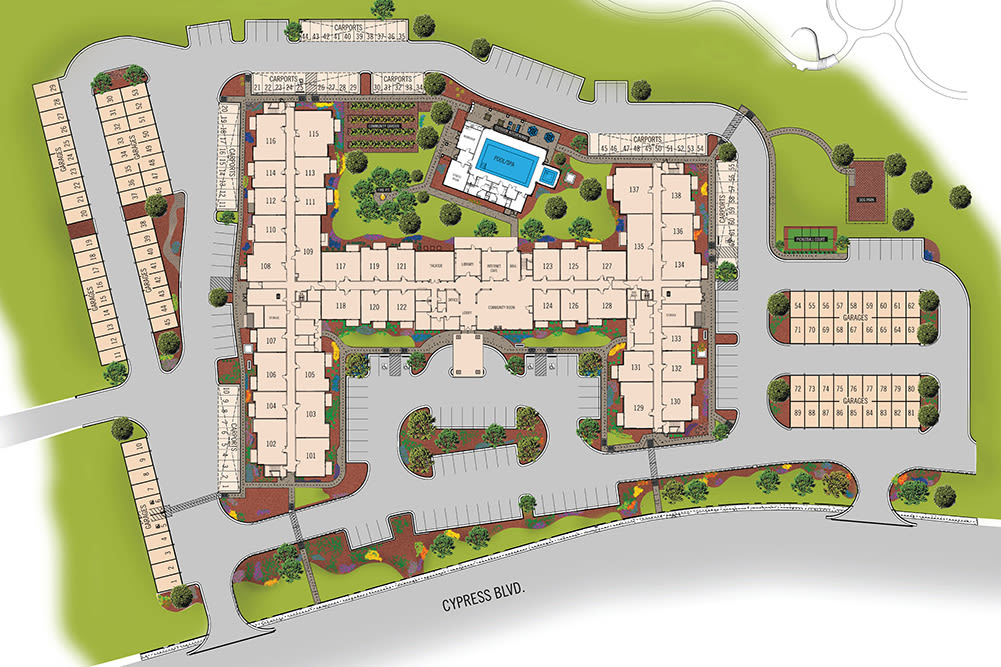 Luxury studio, 1 & 2 Bedroom Senior Apartments in Round Rock, TX