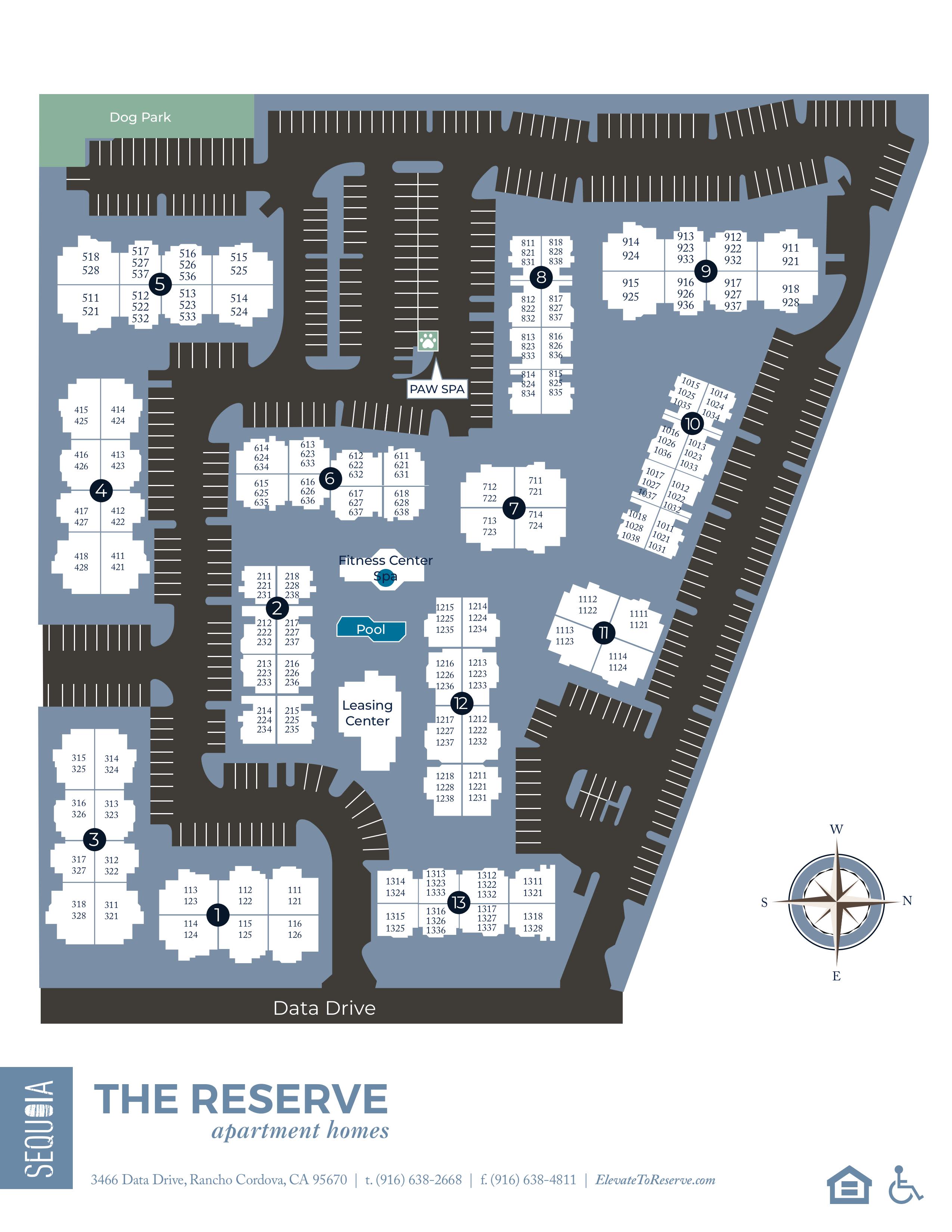 Community Map | The Reserve at Capital Center Apartment Homes