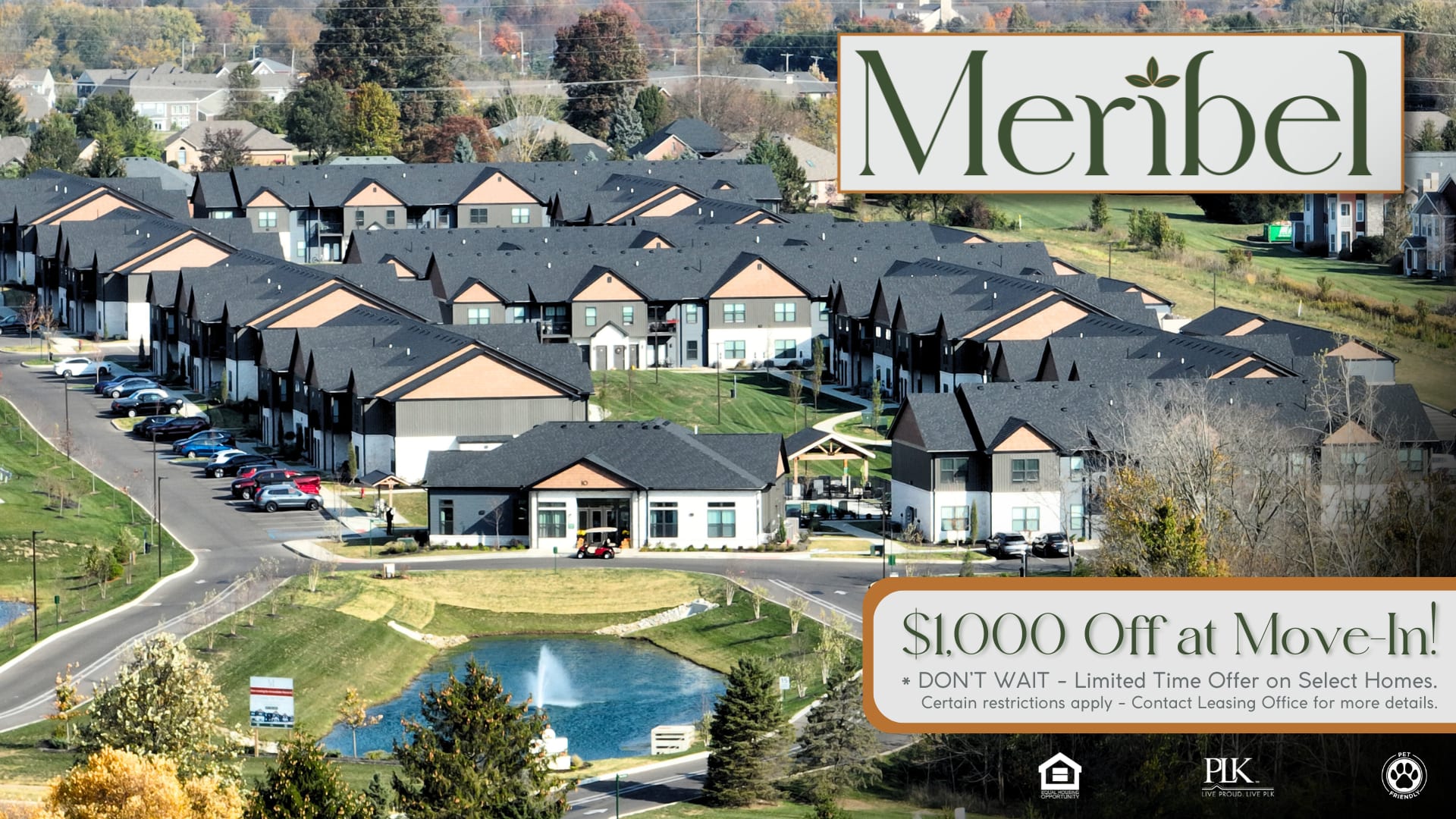 Meribel: Brand-New Luxury Apartments in Springboro, OH